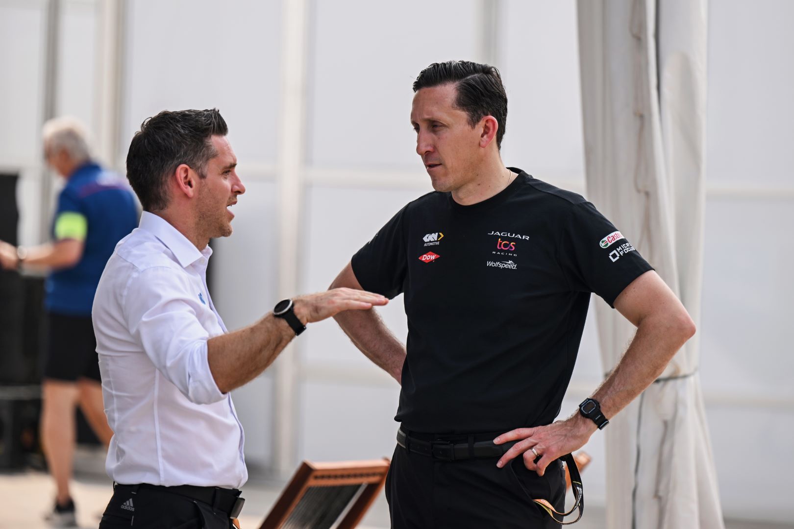 Barclay on another Jaguar shunt