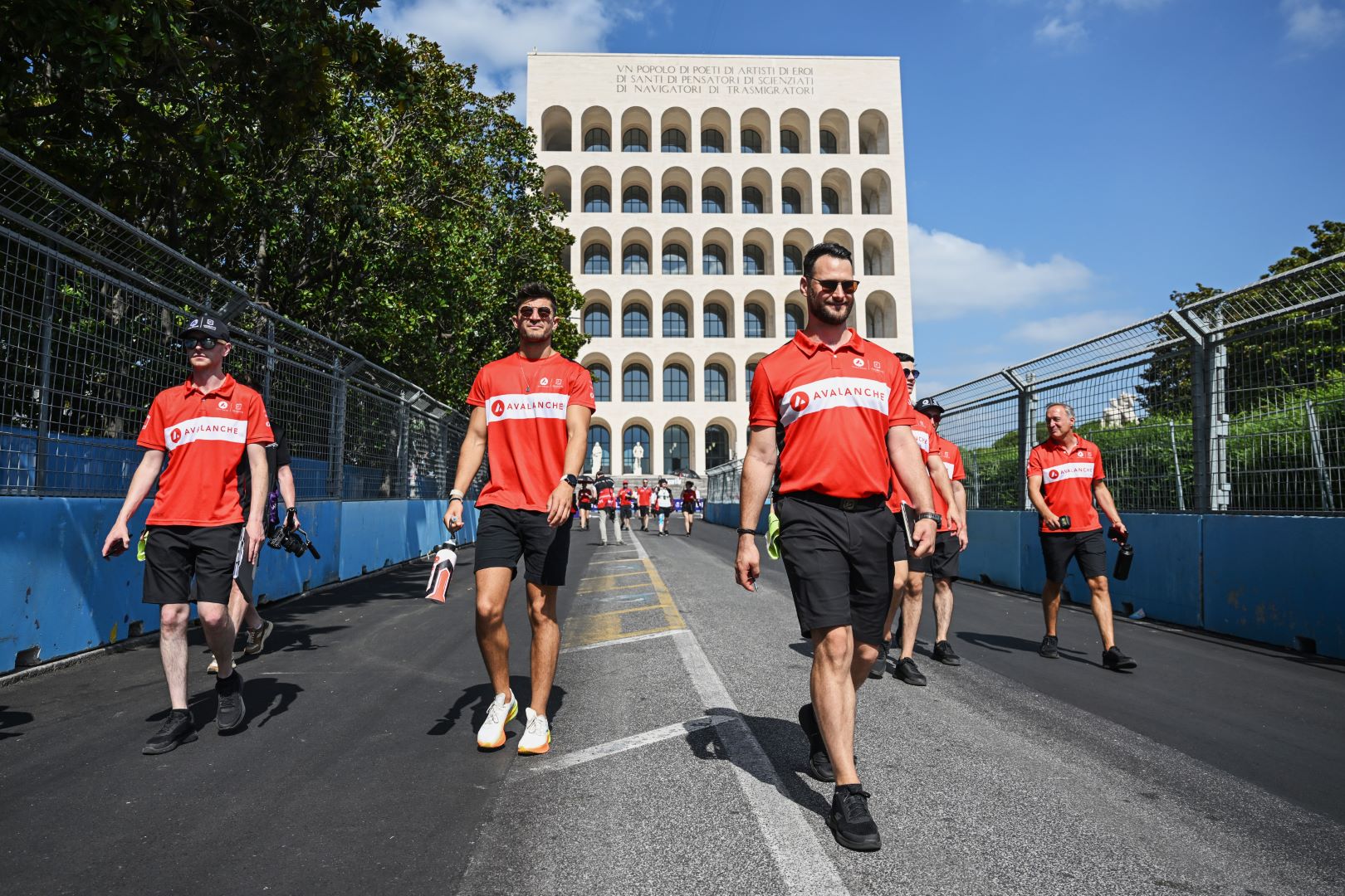 TRACK WALK: Drivers talk around the Rome circuit
