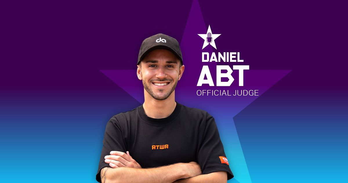 Daniel Abt joins Maya Jama on Formula E’s Open Talent Call for Presenters judging panel