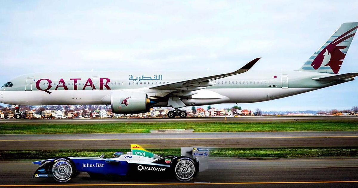 Watch Jerome d'Ambrosio pitch a Formula E car against a plane (or two)