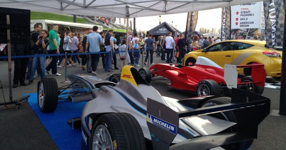 Formula E car delights Verva Car Show crowds