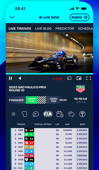 Formula E App - ABB FIA Formula E World Championship