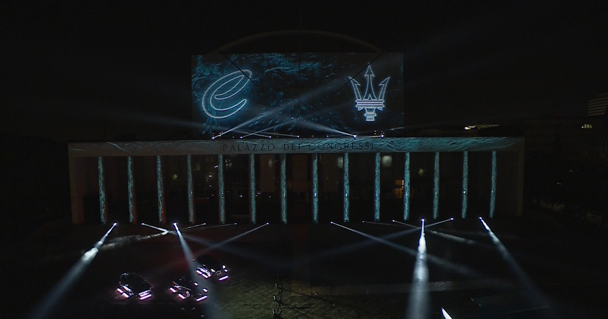 Maserati lights up Rome