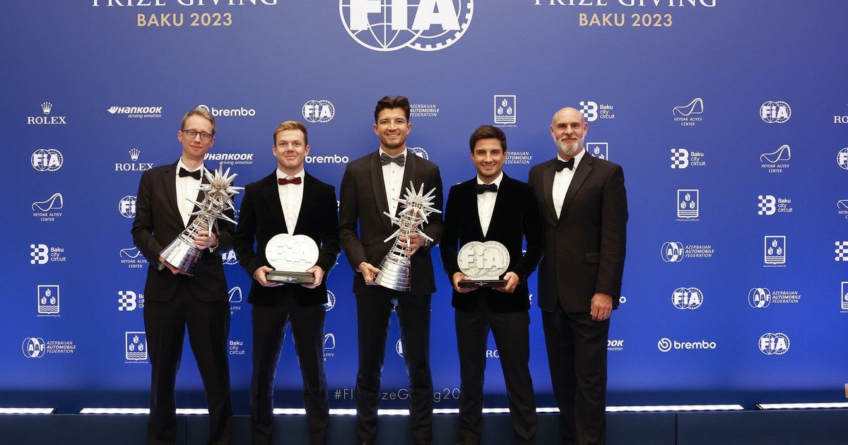 Dennis officially crowned Formula E World Champion at FIA Prize-Giving