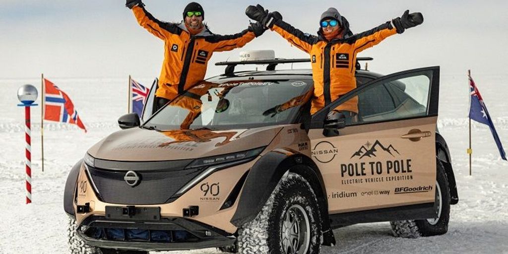 Pole to Pole electric vehicle expedition reaches the South Pole
