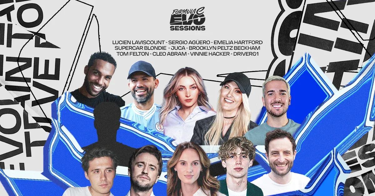 Tom Felton, Supercar Blondie and JUCA join Formula E Evo Sessions line-up
