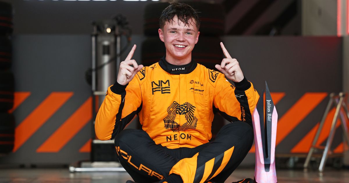 NEOM McLaren's Taylor Barnard debriefs his record-breaking pole ...