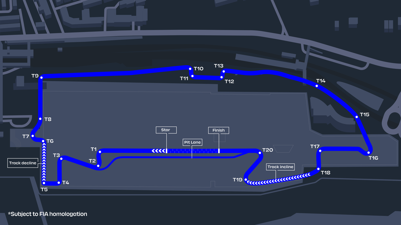 2026 London E-Prix - Circuit | ABB FIA Formula E World Championship